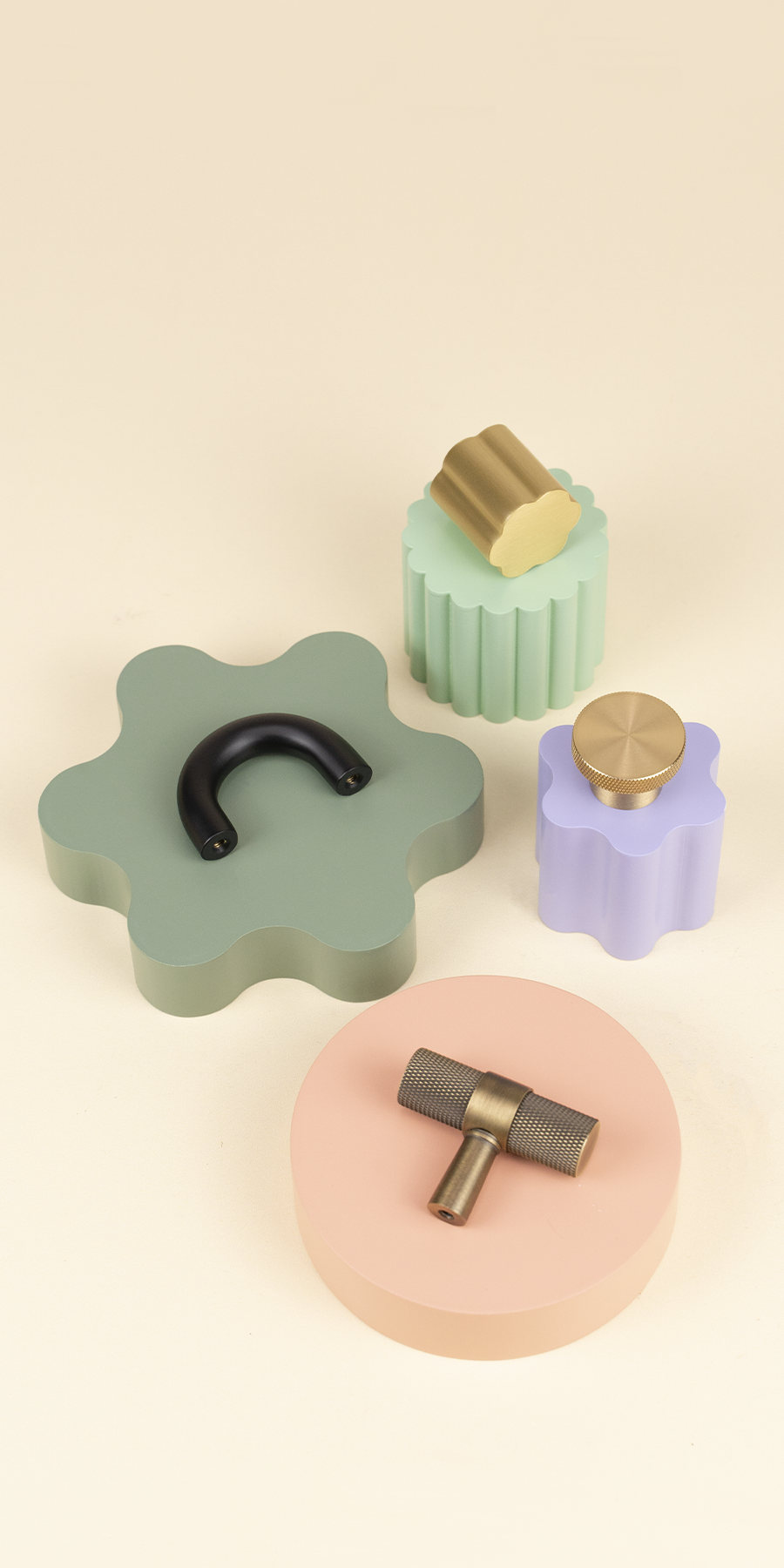 Solid Brass Cabinet Handles, Knobs, Pulls & T-bars | Heart Handles