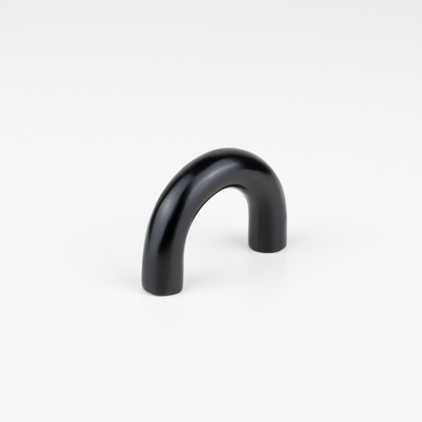 Ronde U-Pull | Matte Black - Heart Handles